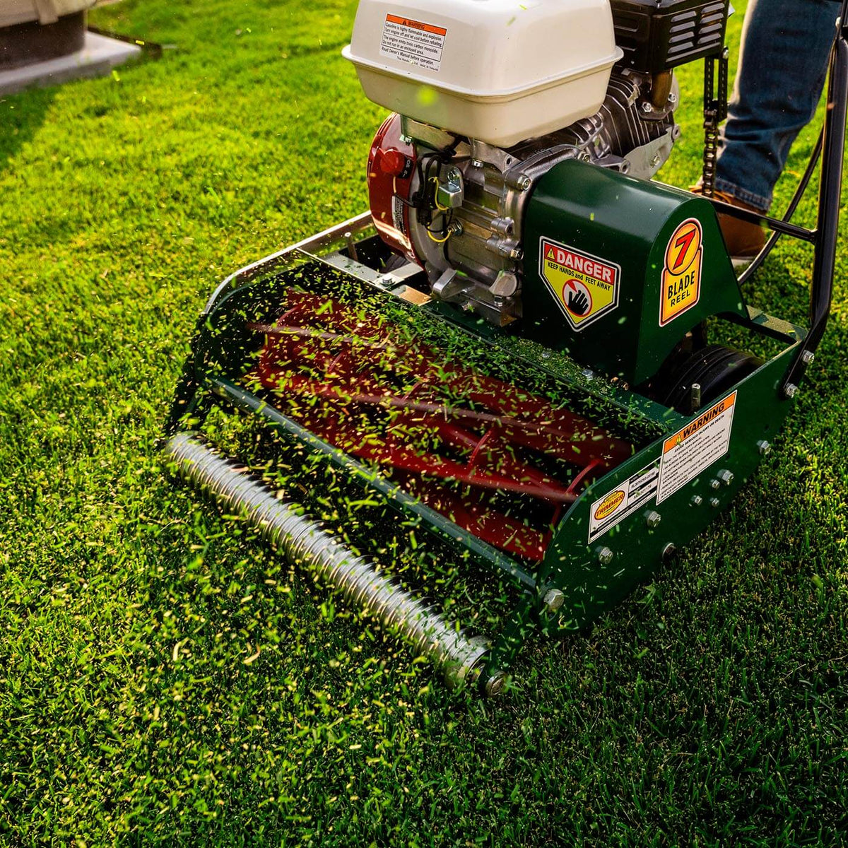 California Trimmer | Classic Standard 20 in. 7-Blade Gas Walk Behind ...
