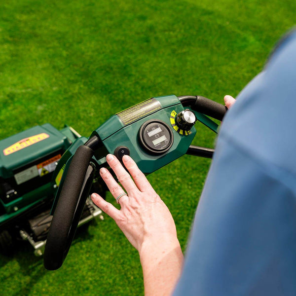 California Trimmer | 20 in. Electric Walk Behind Crossover Reel Lawn Mower