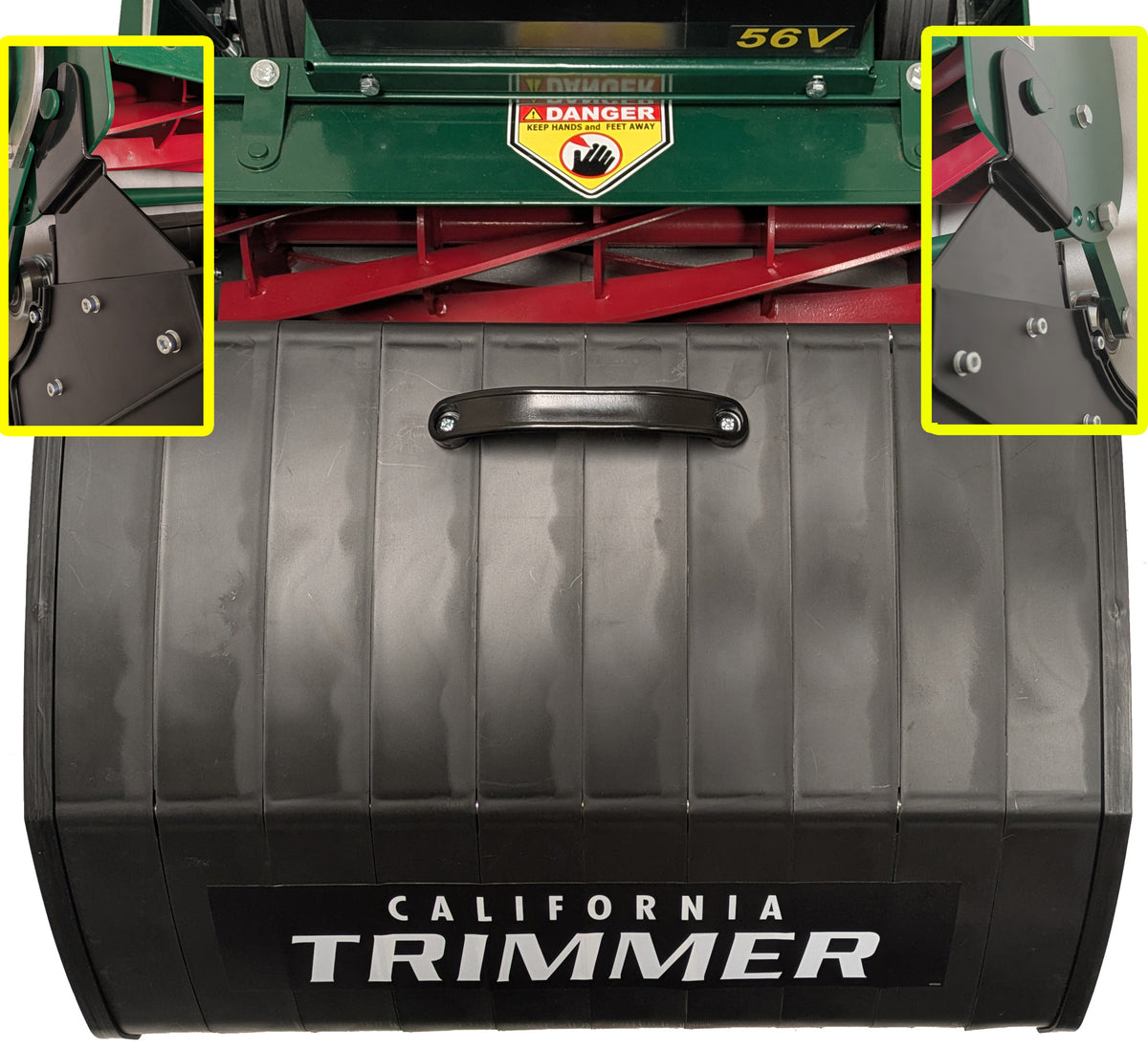 California Trimmer | 20 in. Electric Walk Behind Crossover Reel Lawn Mower