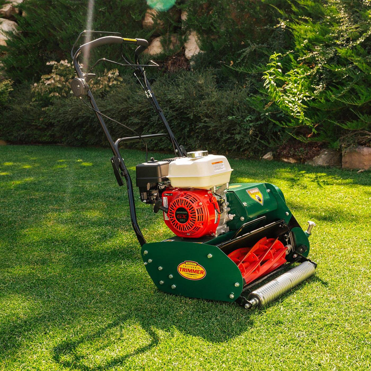 California Trimmer | Catalyst 25 in. Gas Walk Behind Reel Lawn Mower