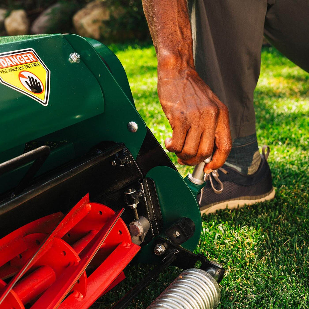 California Trimmer | Catalyst 25 in. Gas Walk Behind Reel Lawn Mower