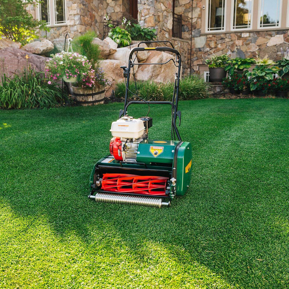 California Trimmer | Catalyst 25 in. Gas Walk Behind Reel Lawn Mower
